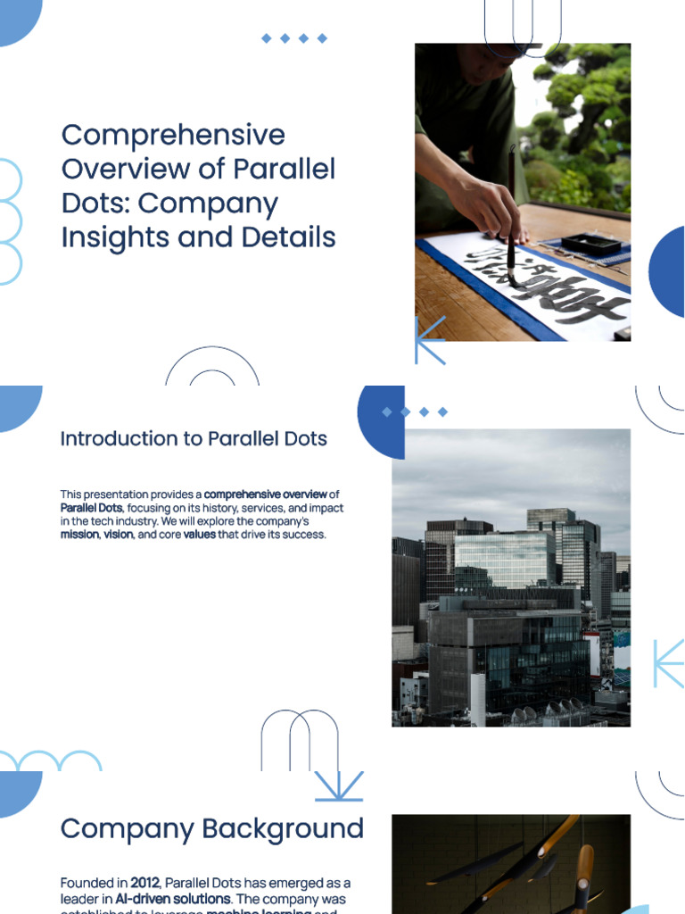 Slidesgo Comprehensive Overview of Parallel Dots Company Insights and ...