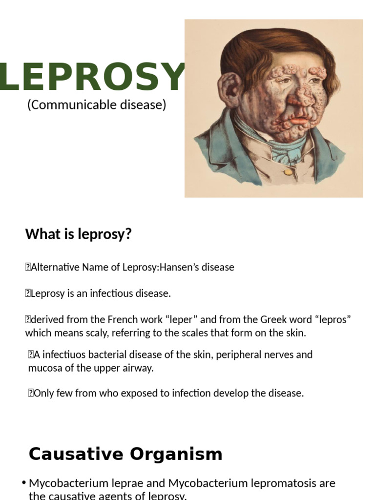 Leprosy | PDF | Leprosy | Infection