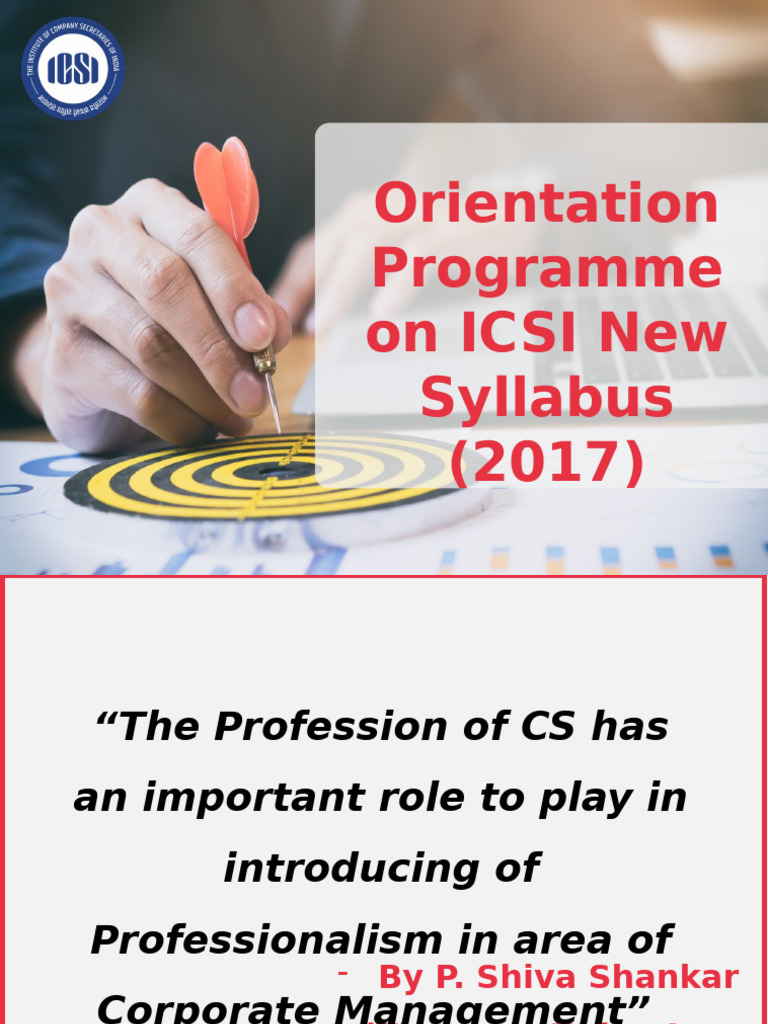 ICSI Syllabus Update for CS Professionals | PDF | Audit | Taxes