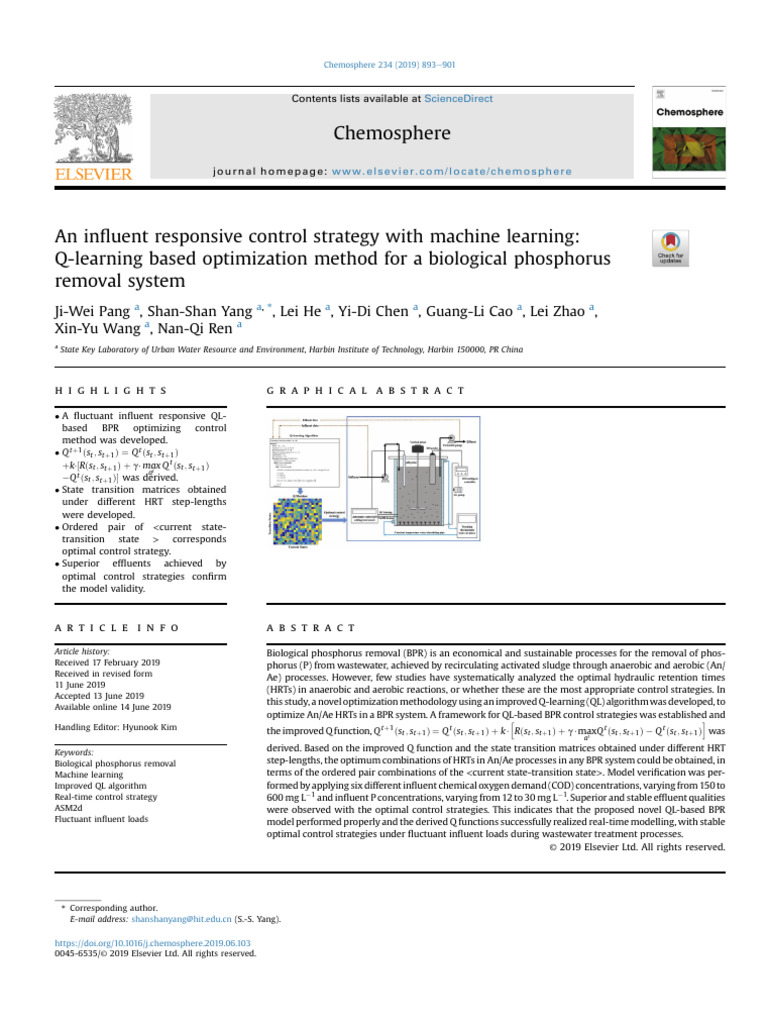 2019_Q LEARNING BASED METHOD FOR BIOLOGICAL PHOSPHORUS REMOVAL SYSTEM ... 2019_Q LEARNING BASED METHOD FOR BIOLOGICAL PHOSPHORUS REMOVAL SYSTEM ...