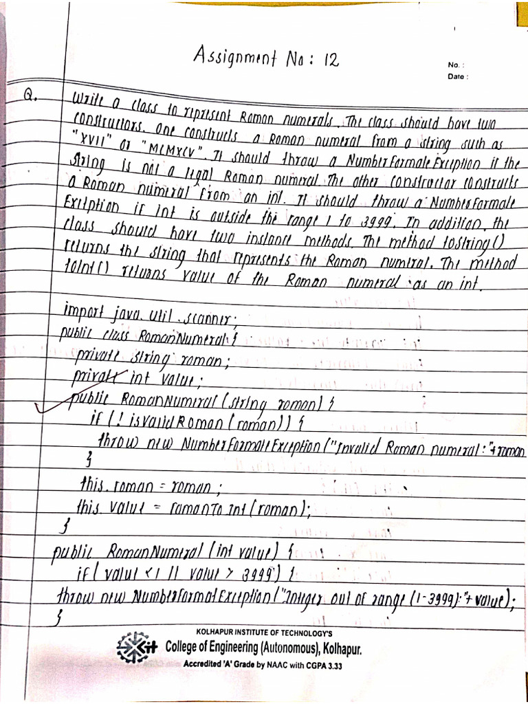 Java Assign 12 | PDF