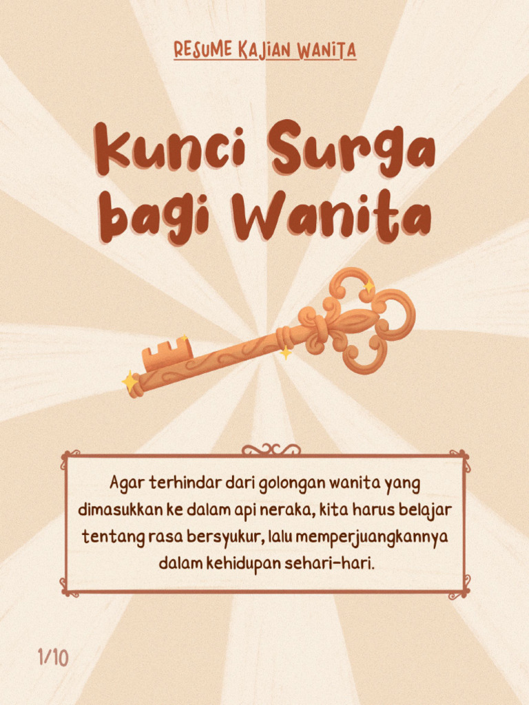 Kunci Surga Bagi Wanita | PDF