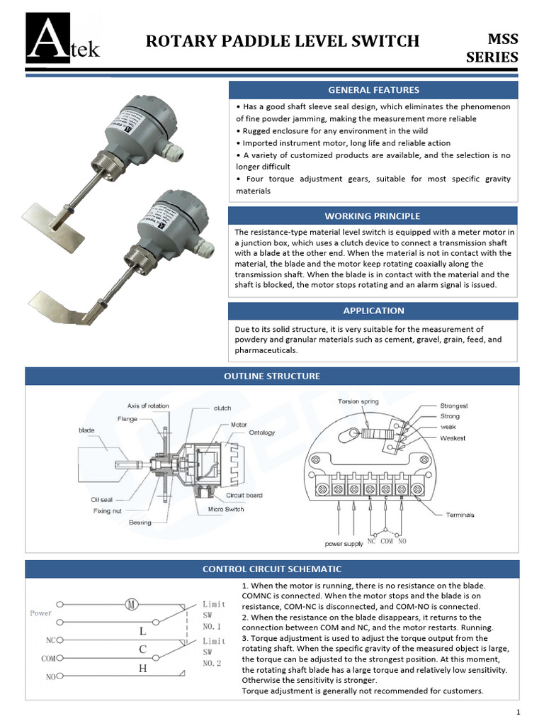 Mss | PDF | Switch | Manufactured Goods
