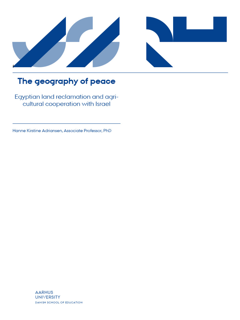 The Geography of Peace 111 3 338 3 10 20151214 | PDF | Egypt | Israel