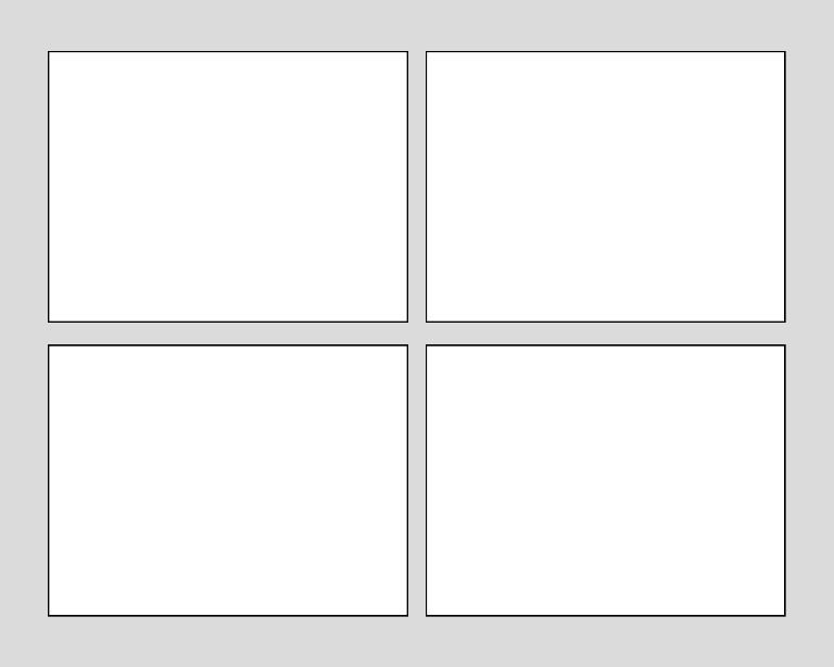 Blank 4 Panel Rectangles Comic Strip PDF | PDF