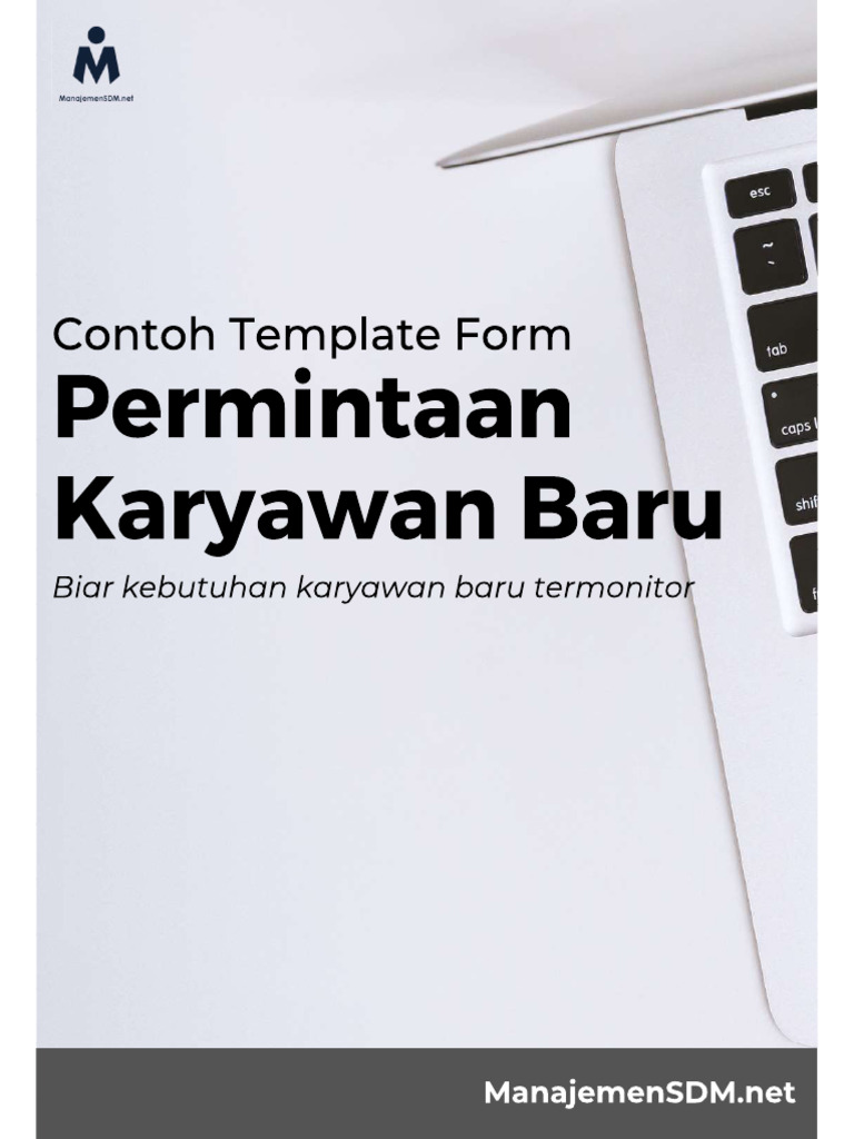 Contoh Form Permintaan Karyawan Baru | PDF