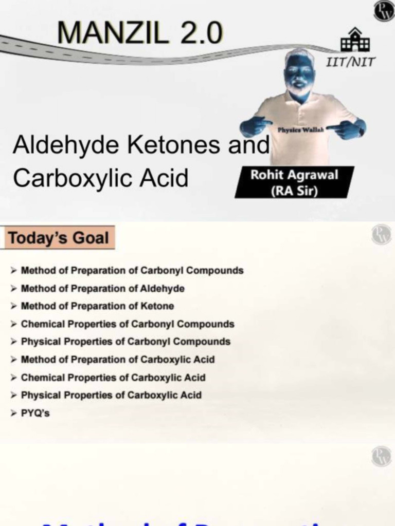 Aldehydes, Ketones and Carboxylic Acids-Invert | PDF