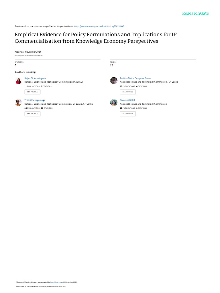 preprints202411.1891.v1 | PDF | Intellectual Property | Innovation preprints202411.1891.v1 | PDF | Intellectual Property | Innovation