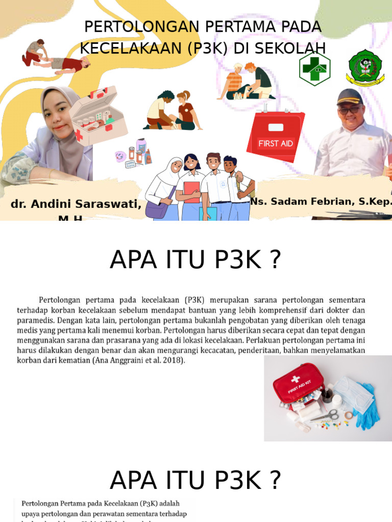 Panduan P3K untuk Sekolah: Isi dan Tindakan | PDF