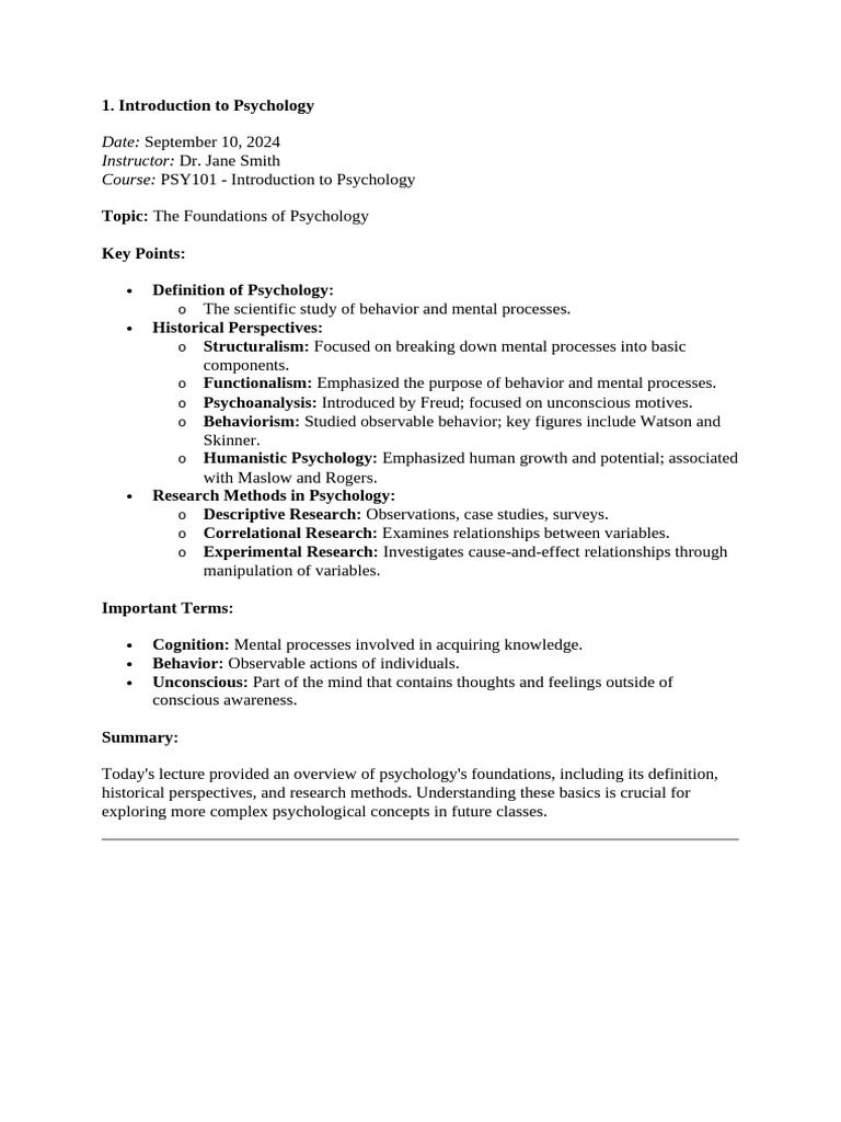 intro to psychology | PDF