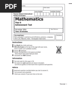 Grade 6 Mathematics Script November 2022 | PDF | Mathematics