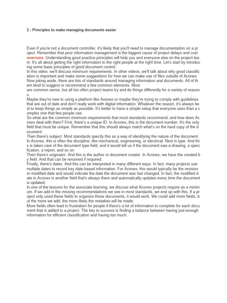 Document Management Best Practices | PDF