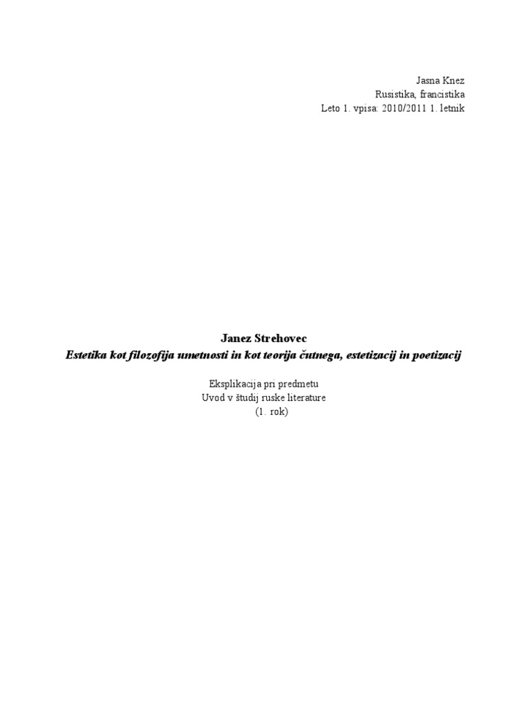 Eksplikacija Kakec Au Nouveau | PDF