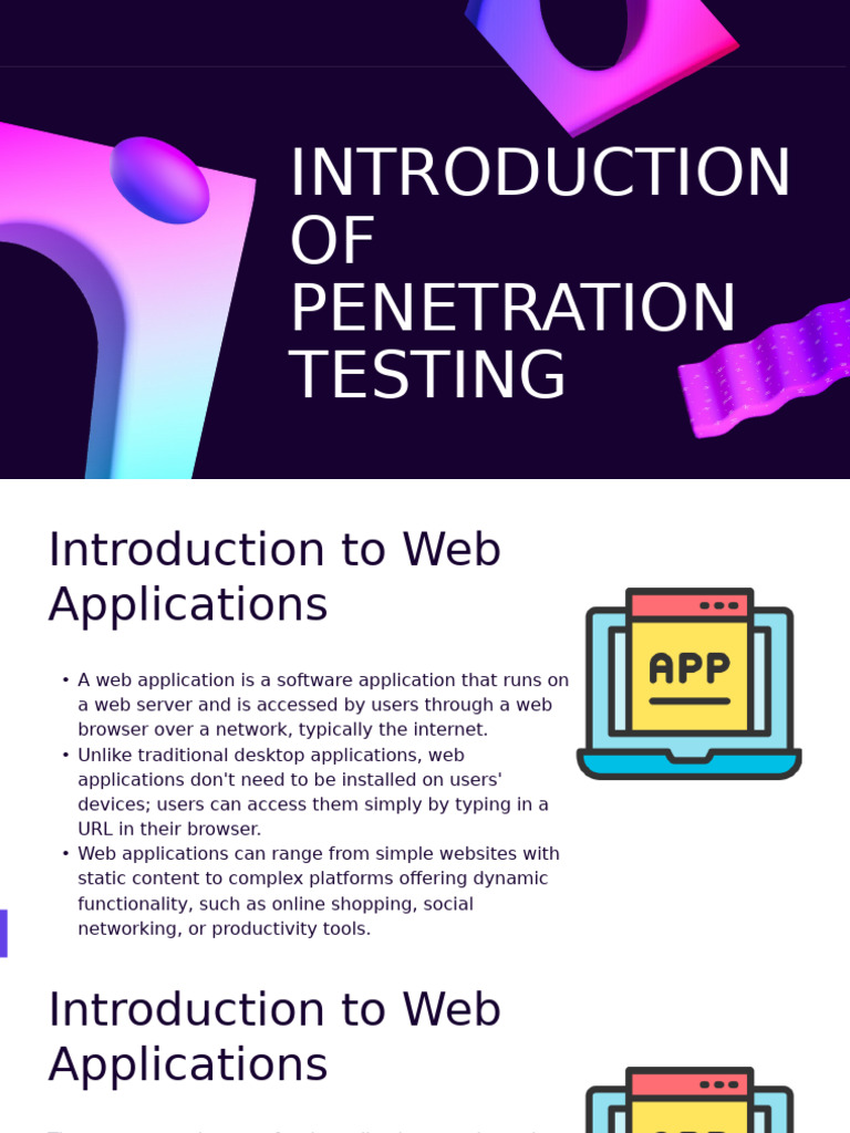 Introduction To Penetrarion Testing | PDF | World Wide Web | Internet & Web