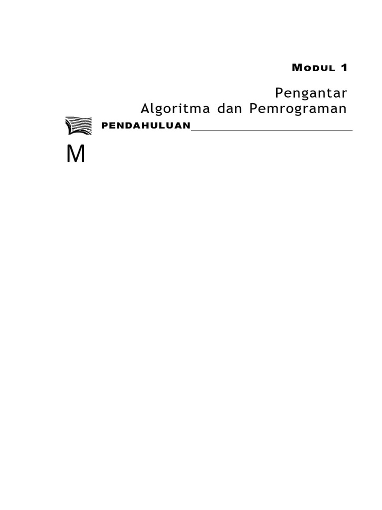 Materi Algoritma Dan Pemrograman | PDF