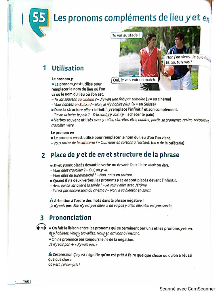 les pronoms Y et en | PDF