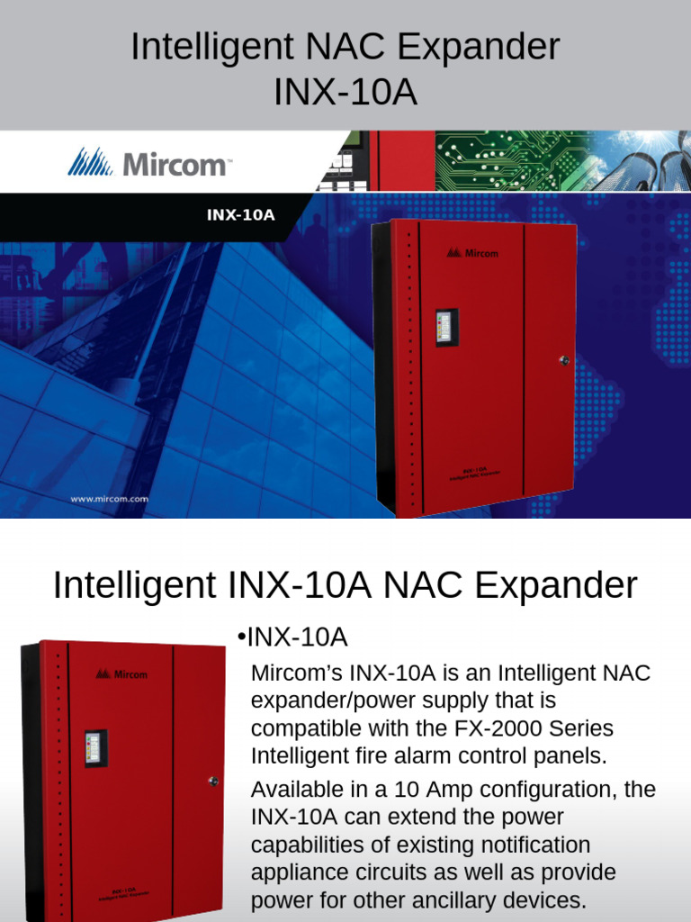 Inx-10a Nac Expander | PDF | Electricity | Equipment