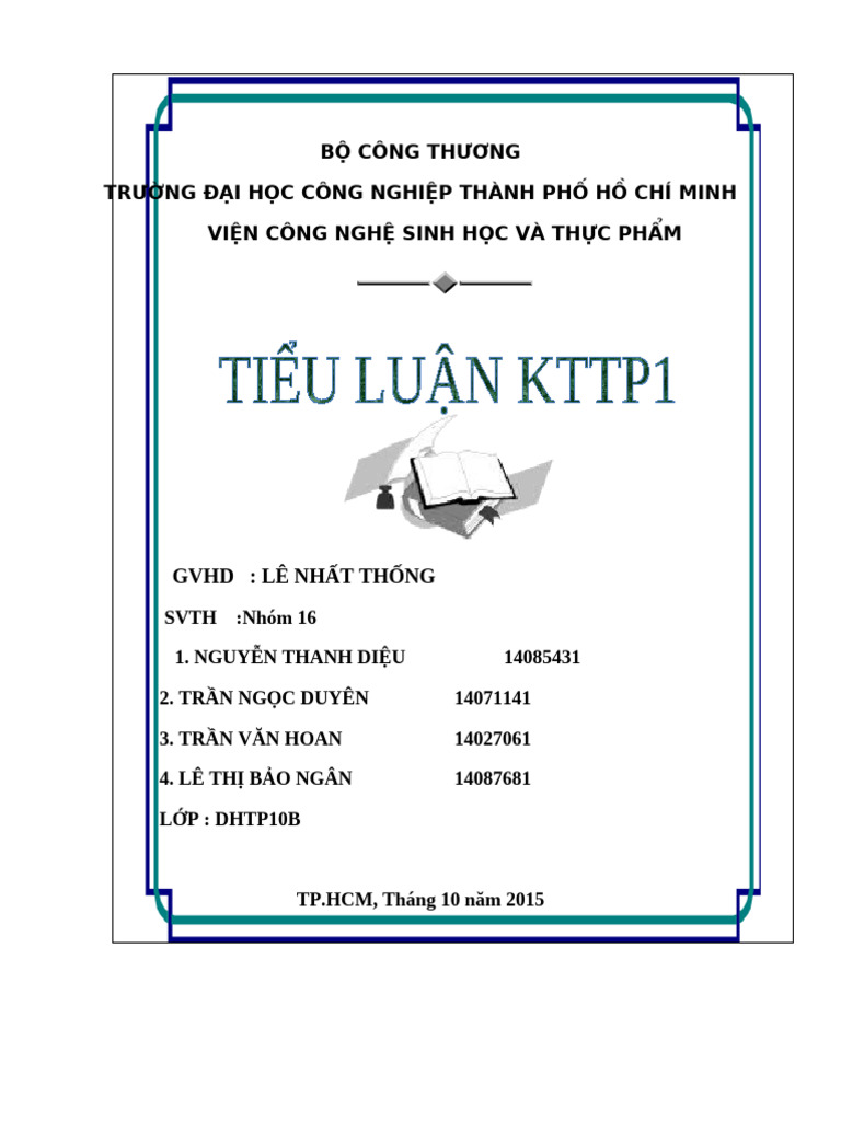 Bai TP Mon K Thut THC PHM Cong NGH | PDF