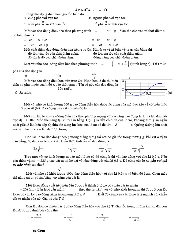 20231710 on tap giua ki 1 Lop 12_231017_141751 | PDF