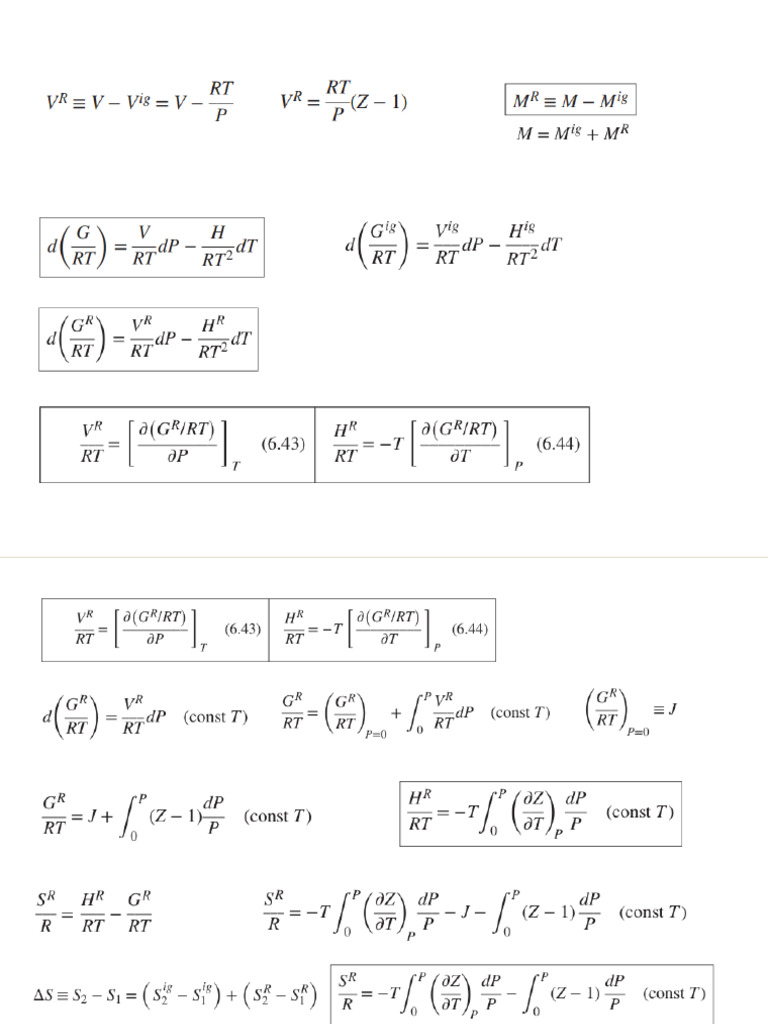 Ch6-2 화공열역학 | PDF