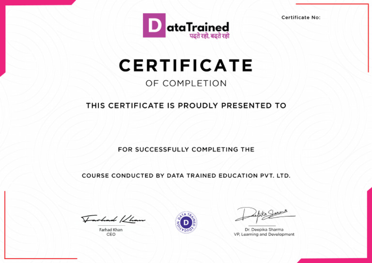 Machine Learning Certificate | PDF