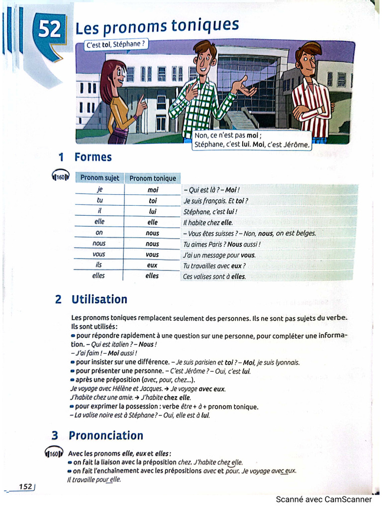 FLE A2-B1 Les Pronoms Toniques | PDF