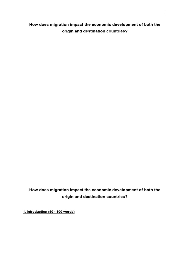 MODERATION COPY Sera_Mock IRR | PDF | Human Migration | Immigration