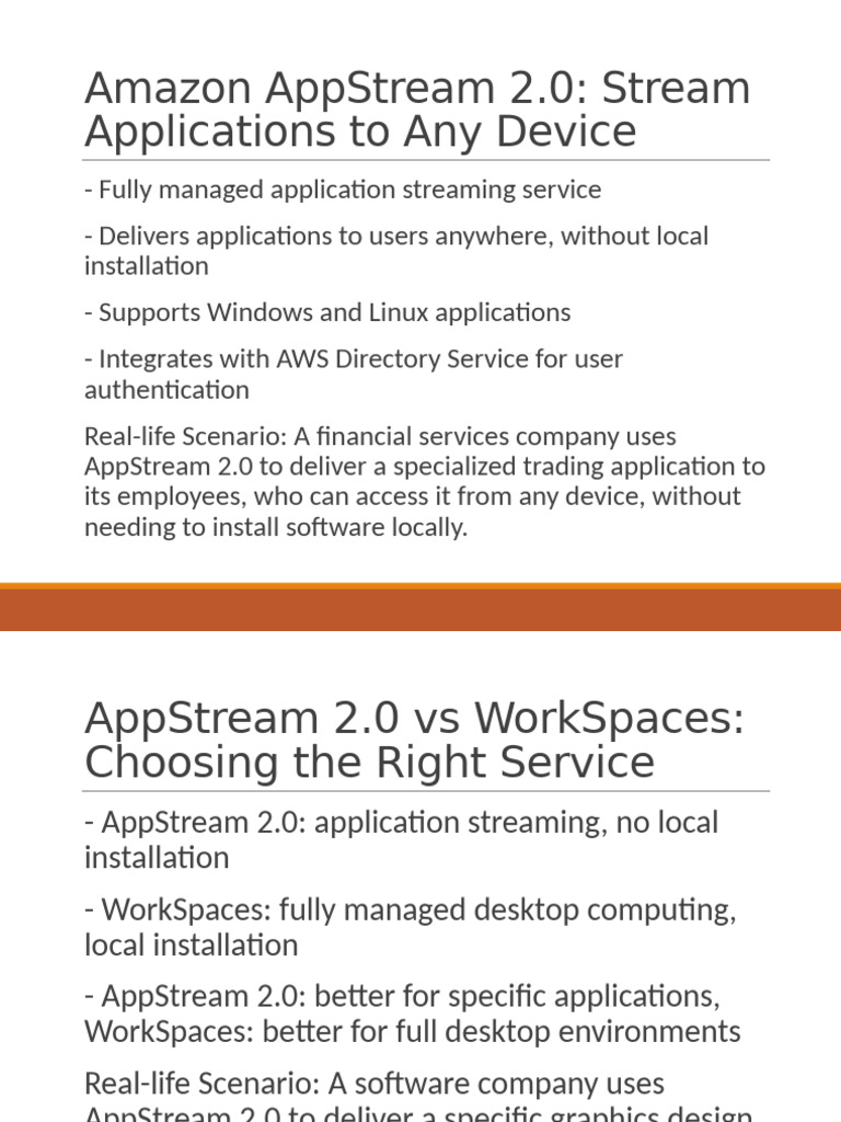AWS Services Presentation | PDF | Cloud Computing | Amazon Web Services