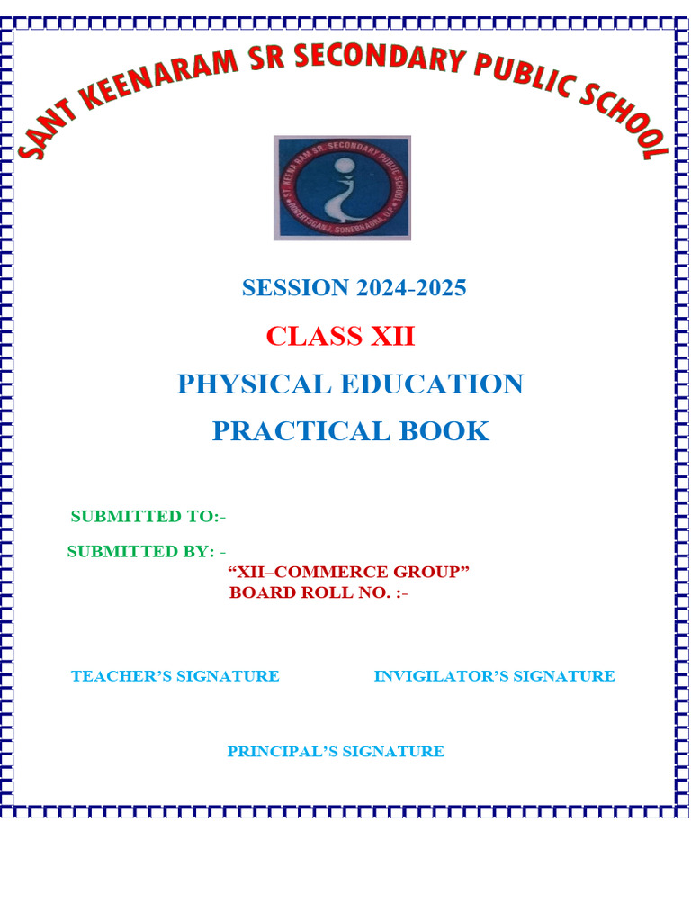 Phy Ed front page (commerce group) mc | PDF