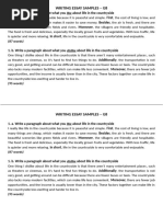 Examples of Short English Paragraphs | PDF | Zoo | Test (Assessment)