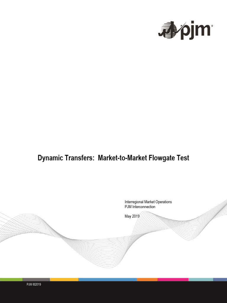 PJM Market-to-Market Flowgate Test | PDF