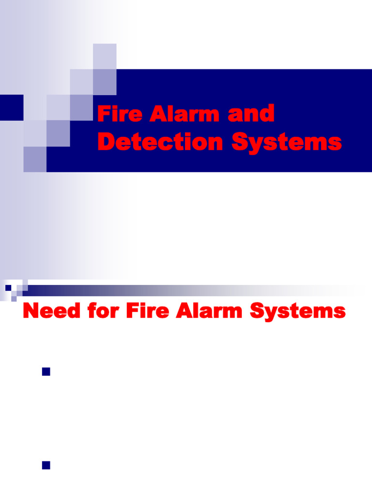 Fire Alarm System Overview and Functions | PDF | Security Alarm