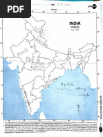 Political Map of India with Coordinates | PDF | Cartography ...