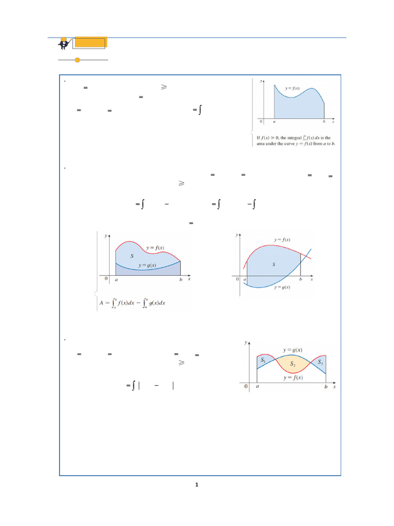 Area Between Curves: Integration Techniques | PDF | Area | Differential ...