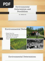 Environmental Theories: Determinism vs. Possibilism | PDF | Earth ...