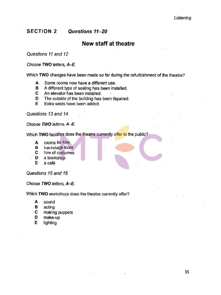 SECTION 2 - TEST 2 - CAM 11 (MAP) | PDF