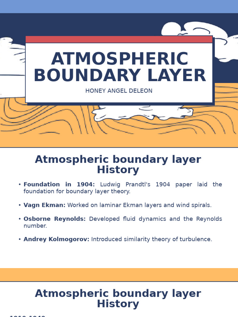 Atmospheric Boundary Layer | PDF | Atmosphere Of Earth | Dynamics ...