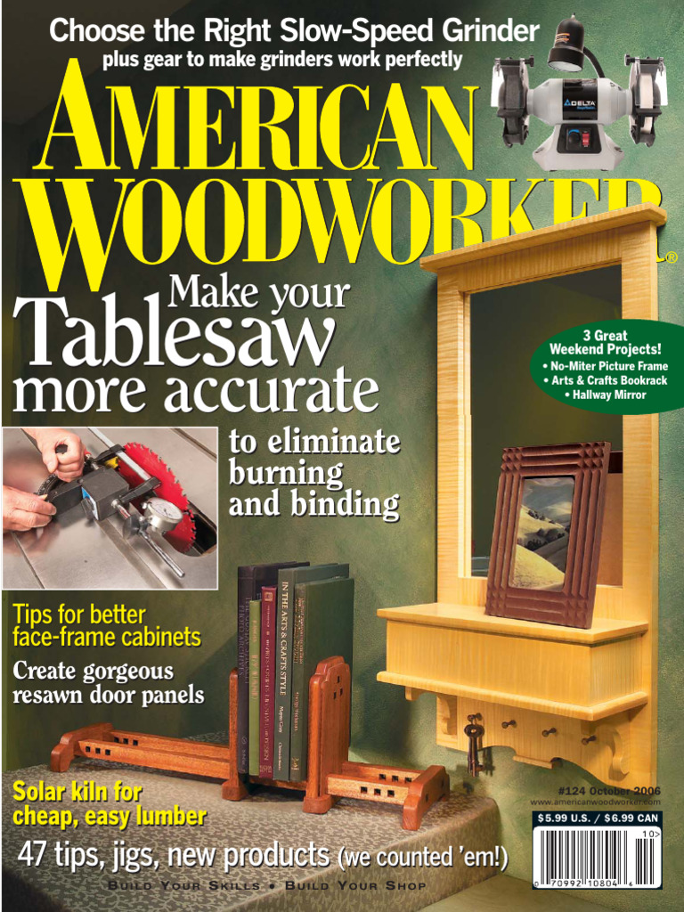 American Woodworker No 124 October 2006 | PDF | Varnish | Drilling