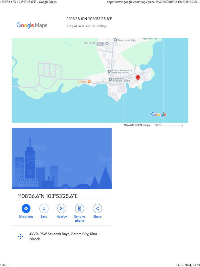 TPQ AL-AZHAR Location Map | PDF