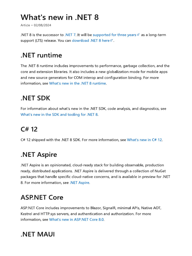 DotNET-8 | PDF