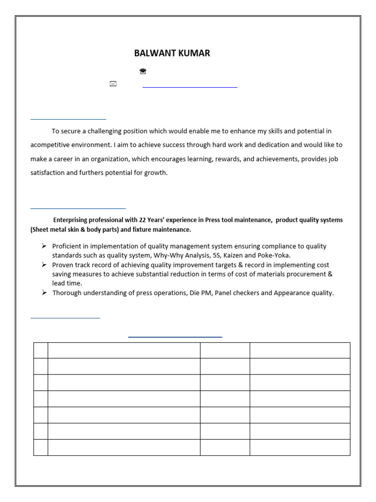Balwant-Kumar June-2024-CV Updated | PDF