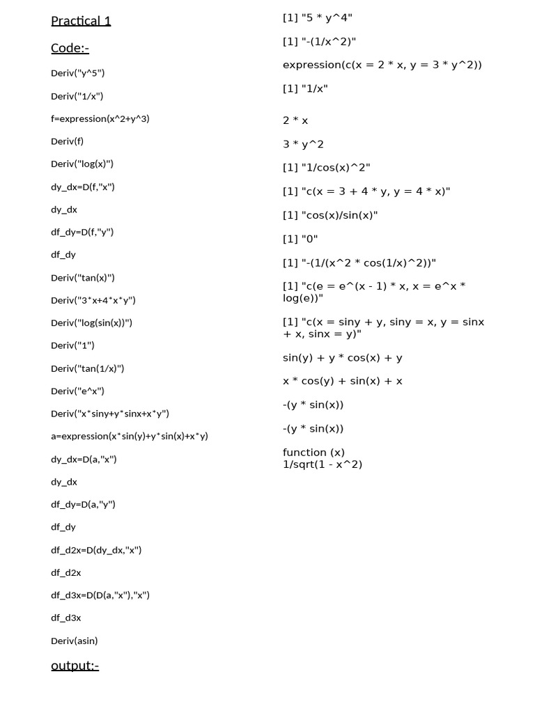 Practical 1 MML | PDF