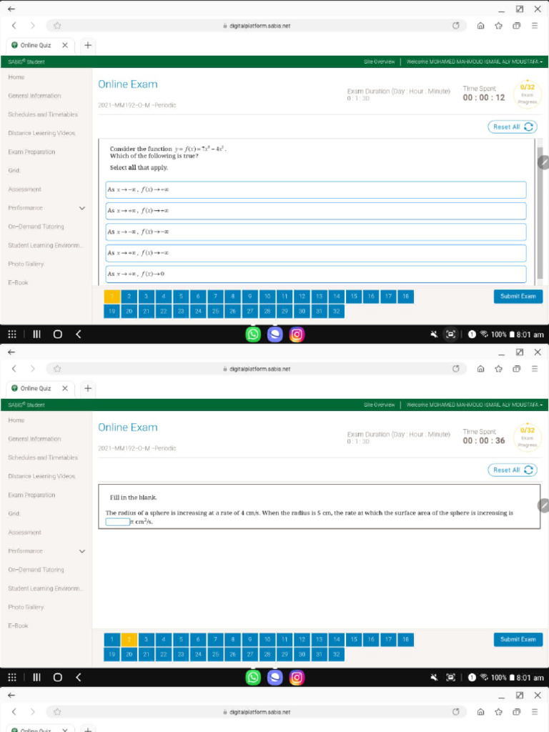 Math T1 Final 2020 | PDF
