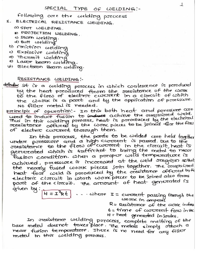Welding Notes | PDF