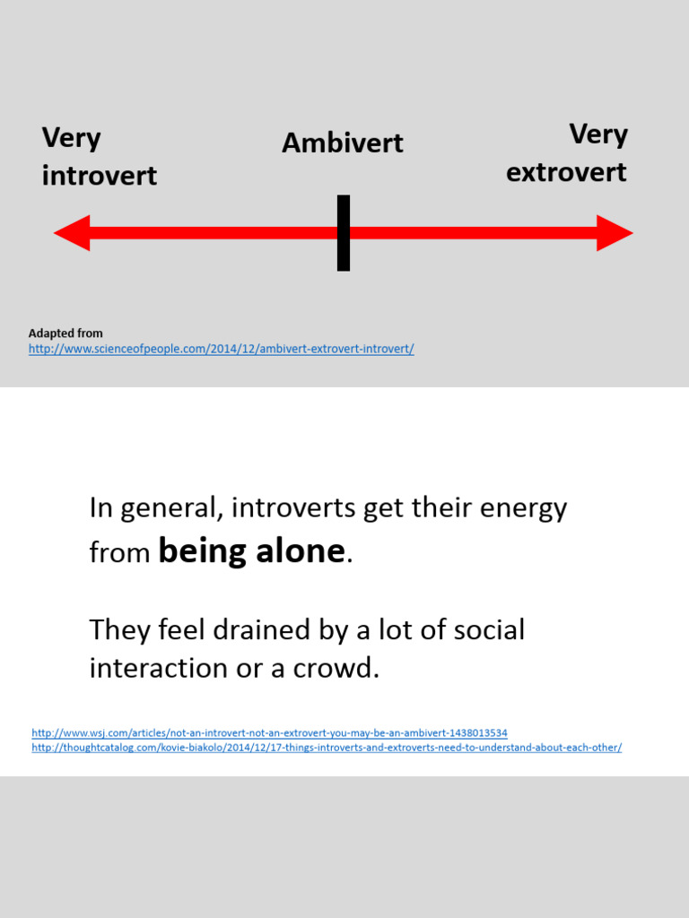 Understanding Introverts, Extroverts, and Ambiverts | PDF ...