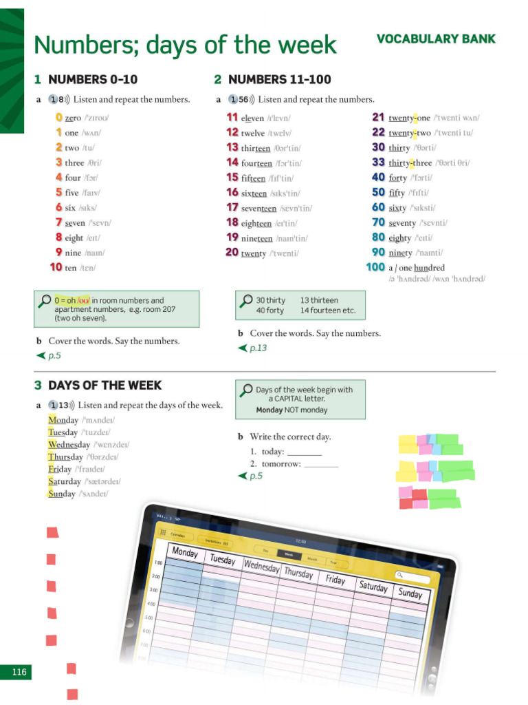 00. Lesson 2B - Vocabulary Bank | PDF