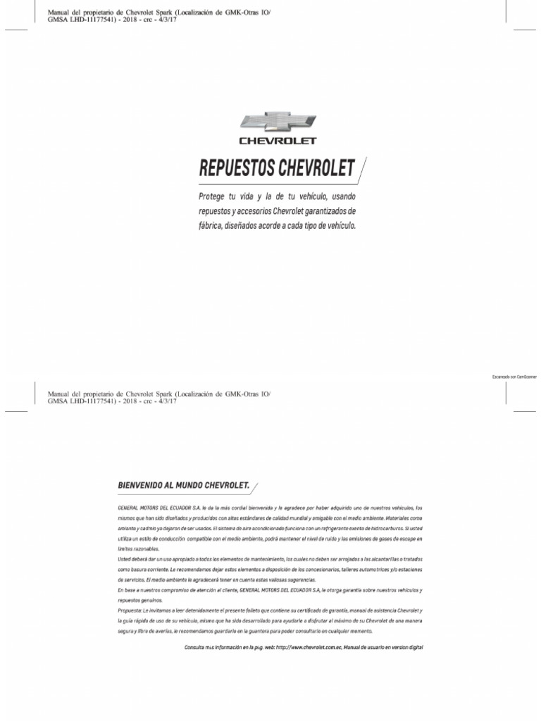 Manual Spark GT | PDF