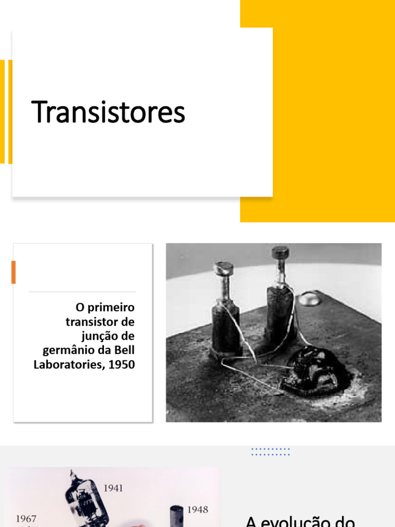 Evolução e Funcionamento do Transistor | PDF | Transistor | Eletrônicos
