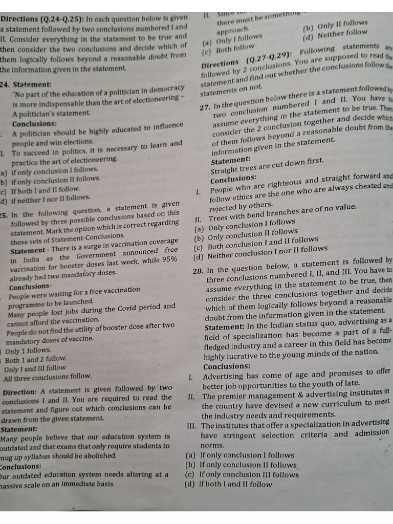 logical reasoning | PDF