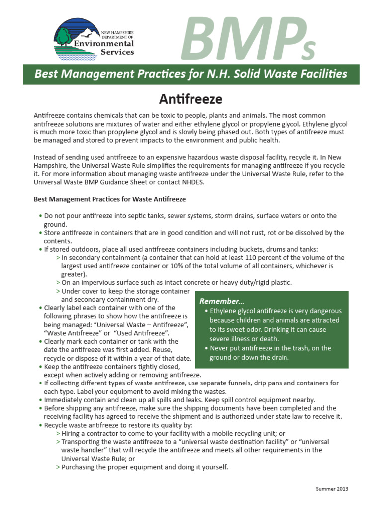 6-6. BMP Guide Sheets | PDF | Compost | Asbestos